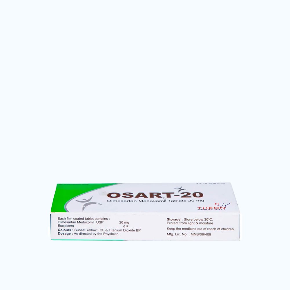 Osart-20mg Theon Pharma (Hộp 30 viên)