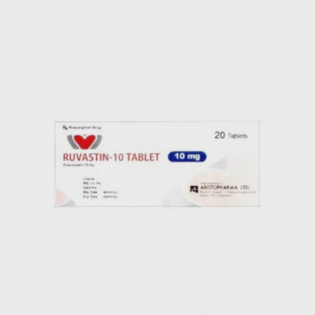 Ruvastin 10mg (Hộp 2 vỉ x 10 viên)