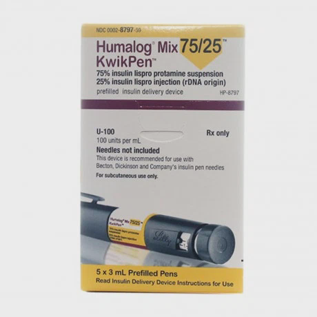 Hỗn dịch tiêm trong bút tiêm nạp sẵn Humalog 75/25 kwipen 100U/ml ...