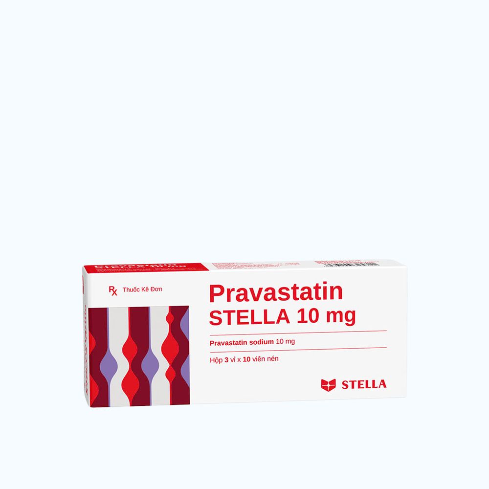 Pravastatin 10mg Stella (3 Vi x 10 Vien)