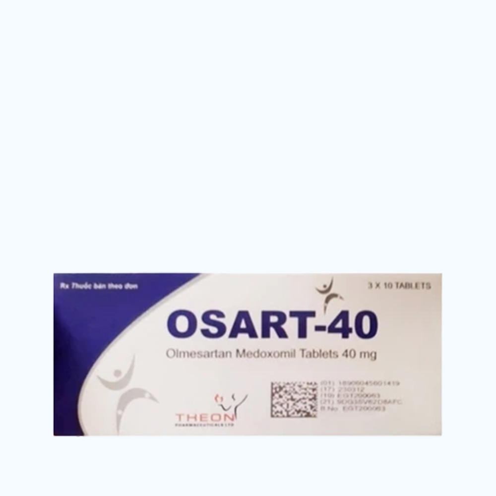Osart tab 40mg (Hộp 30 viên)