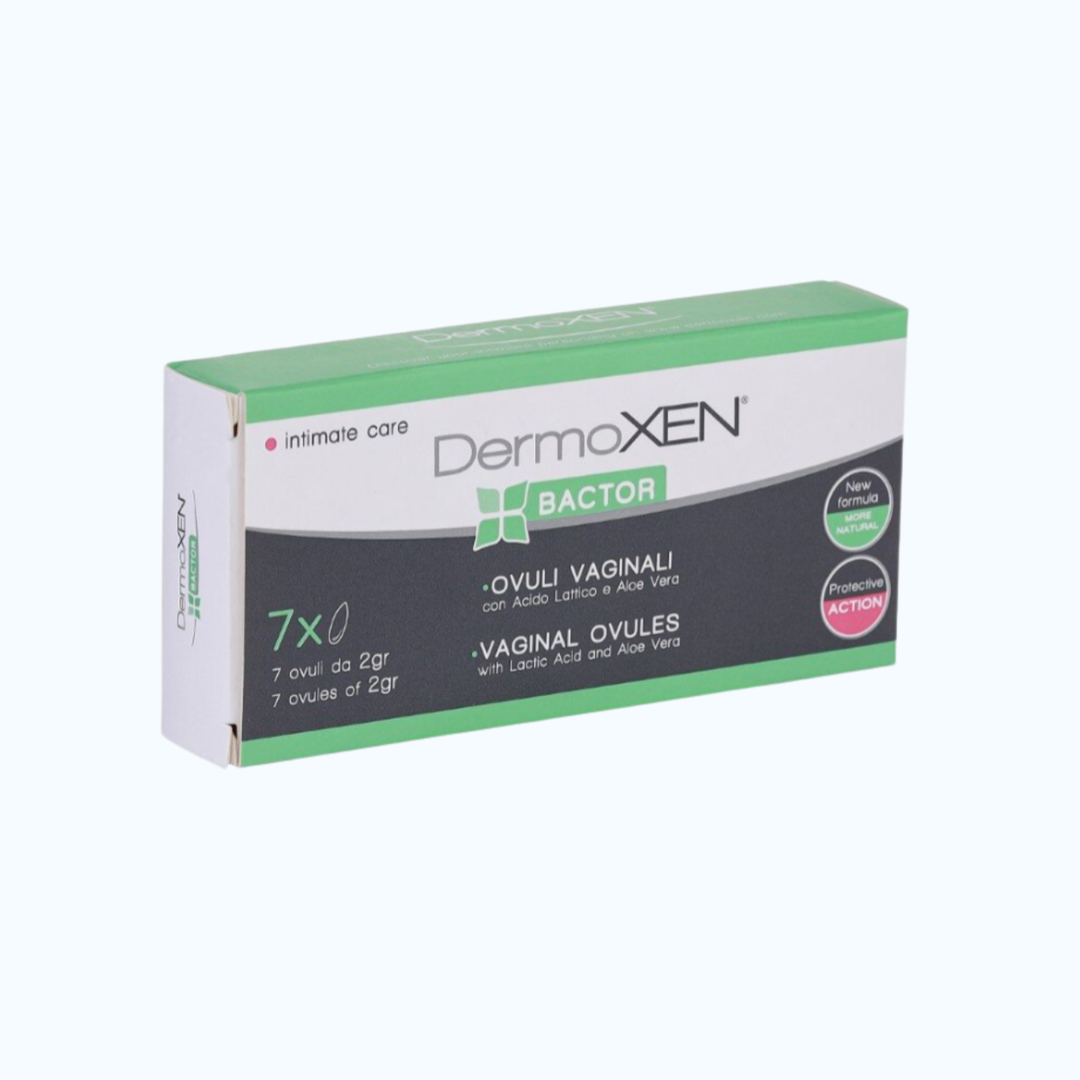 Dermoxen Bactor Viên Đặt Âm Đạo Hỗ Trợ Giảm Viêm Nhiễm (Hộpx7 Viên)
