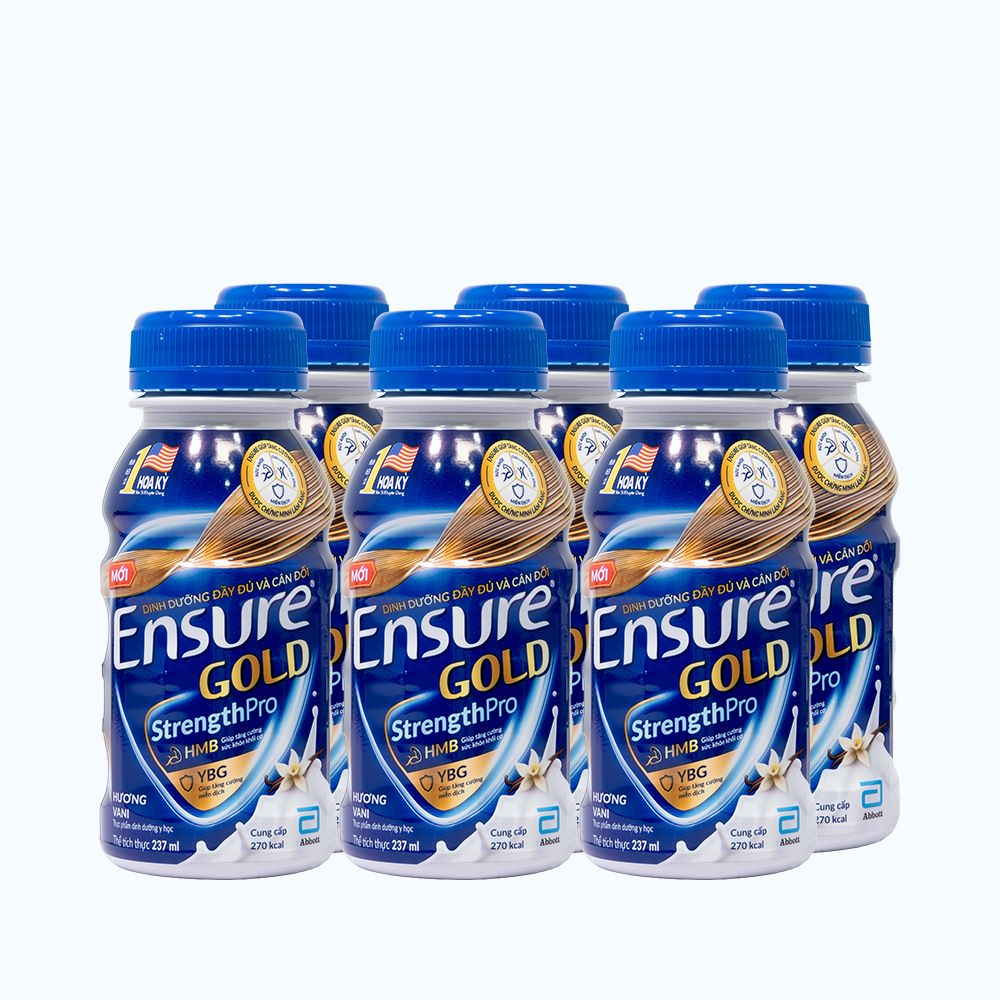 Bộ quà tặng Abbott Gold hương Vani (12 chai x 237ml)