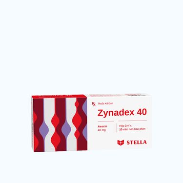 Viên nén Zynadex 40mg điều trị suy tĩnh mạch, trĩ, phù nề sau phẫu ...