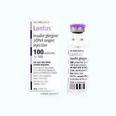 Dung dịch tiêm Lantus 100IU/ml insulin trị đái tháo đường 0