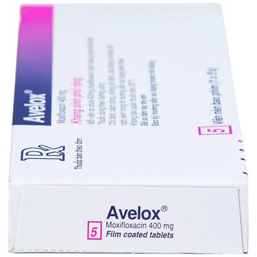 Viên nén Avelox 400mg điều trị nhiễm khuẩn (1 vỉ x 5 viên)