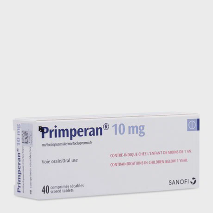 Thuốc Primperan 10mg trị nôn, buồn nôn và rối loạn dạ dày (2 vỉ x 20 viên)
