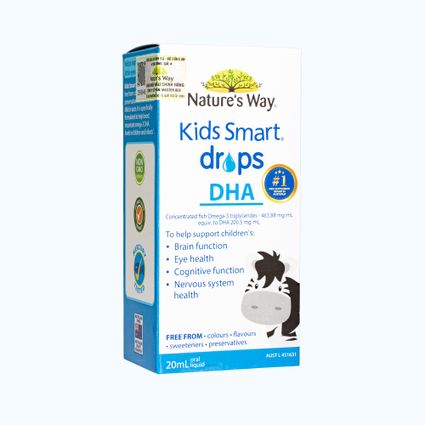 Siro NATURE'S WAY Kids Smart DROPS - DHA thúc đẩy sự phát triển của não ...