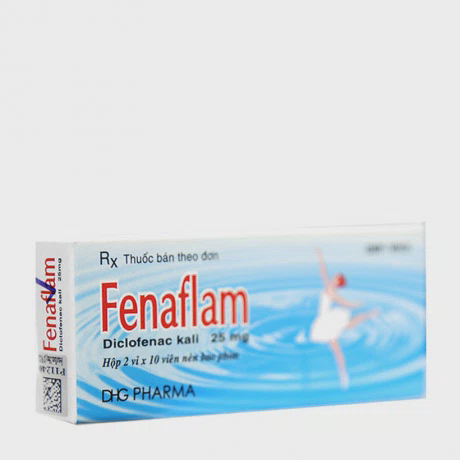 Viên nén Fenaflam 25mg trị viêm và giảm đau khớp, đau do chấn thương ...