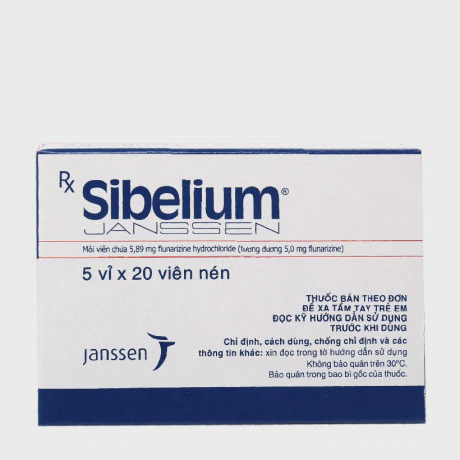 Sibelium (Hộp 5 vỉ x 20 viên)