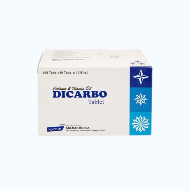 Dicarbo Genuone (Hộp 10 Vỉ x 10 Viên)