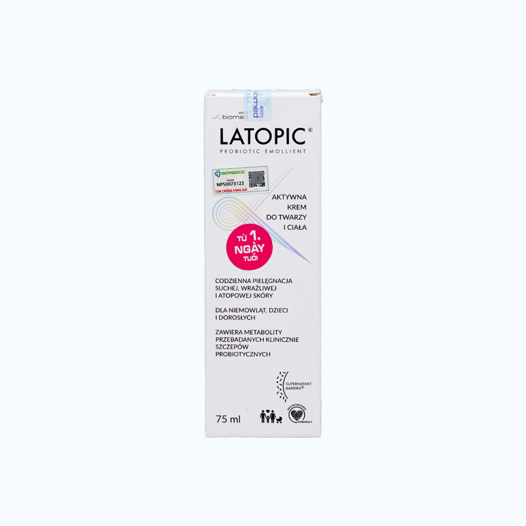 Kem dưỡng ẩm Latopic Face And Body Cream giúp dưỡng ẩm da, phù hợp cho ...