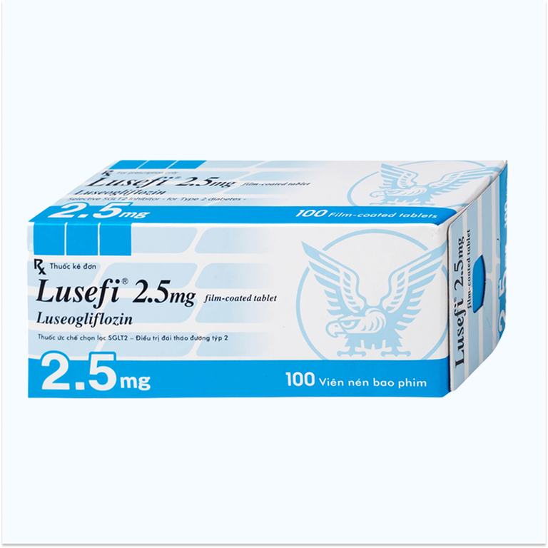 Lusefi luseogliflozin 2.5 mg Taisho (Hộp 100 viên)