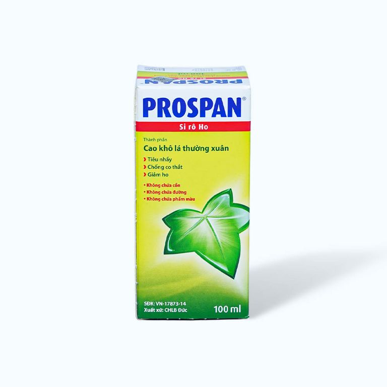 Prospan Siro: Trị ho thảo dược (Chai 100ml)