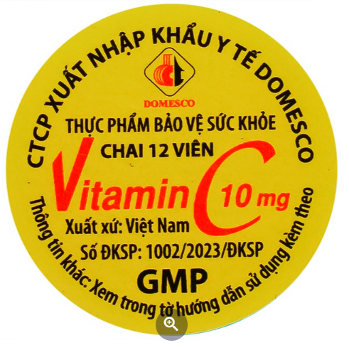 Kẹo con vịt Domesco vitamin C (12 viên) hỗ trợ tăng đề kháng