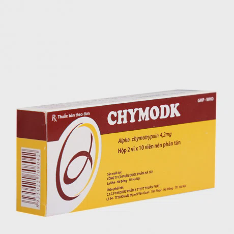 Chymodk (Hộp 2 vỉ x 10 viên)