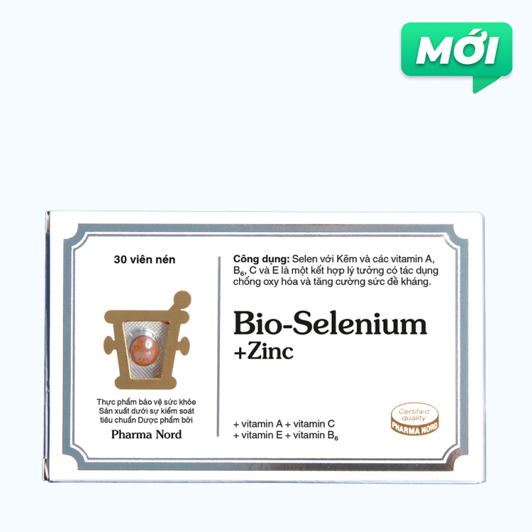 Thực phẩm bảo vệ sức khỏe Pharma nord Bio-Selenium + Zinc (Hộp 30 Viên)