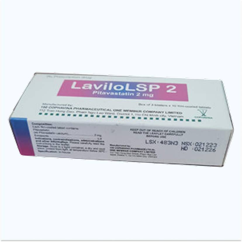 LaViloLSP 2 CophaVina (Hộp 3 Vỉ x 10 Viên)