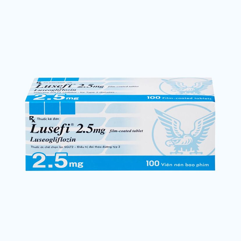Lusefi luseogliflozin 2.5 mg Taisho (Hộp 100 viên)