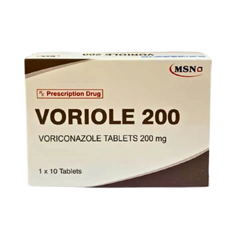 Thuốc Voriole 200mg điều trị nhiễm nấm Aspergillus xâm lấn (1 vỉ x 10 viên)
