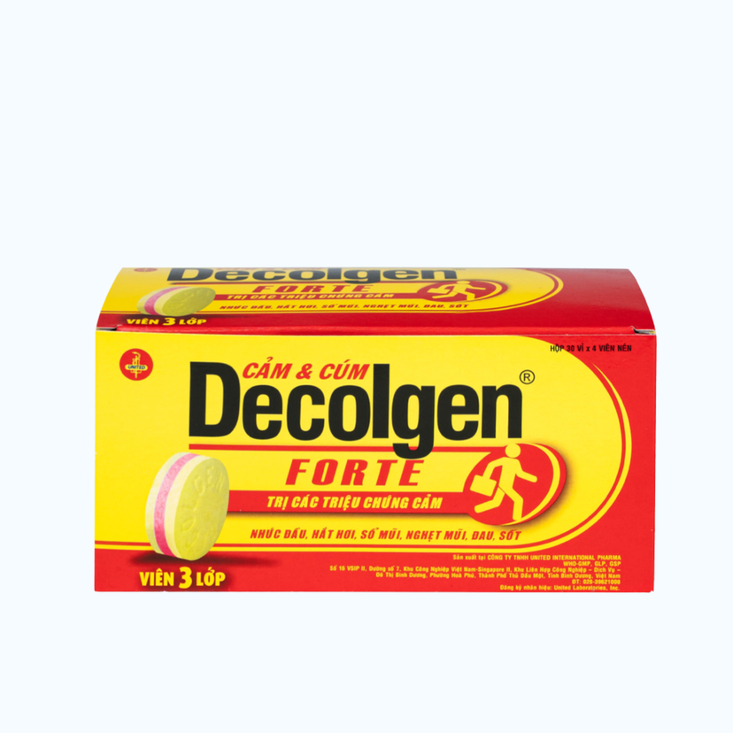 Decolgen Forte 10mg (30 Vỉ x 4 Viên)