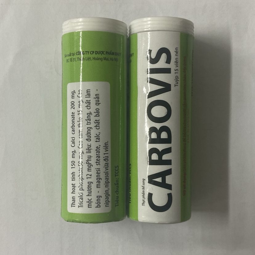 Carbovis Dai Y (Tuýp 15 viên)