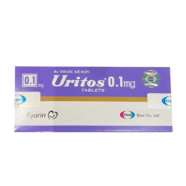 Uritos 0.1mg EISAI (Hộp 3 vỉ x 10 viên)