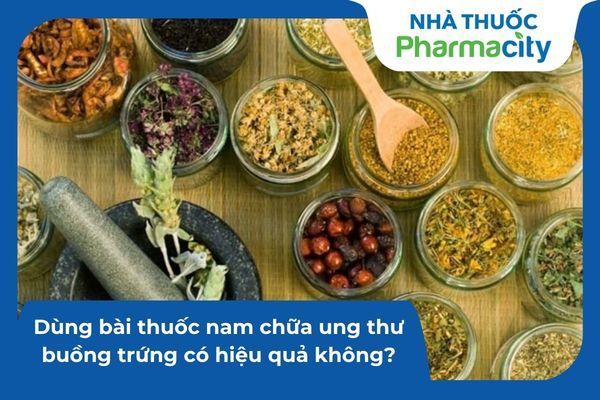 Dùng bài thuốc nam chữa ung thư buồng trứng có hiệu quả không?